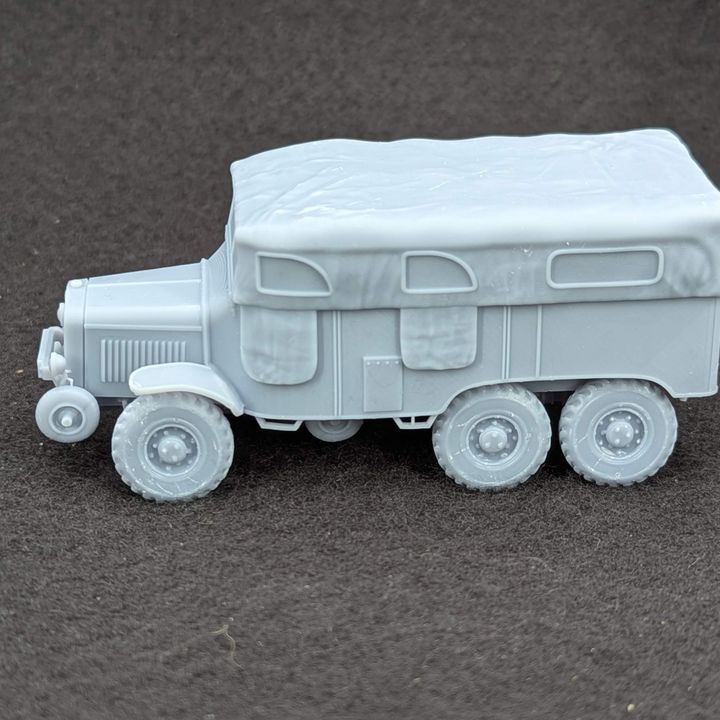3D Printable Laffly S20 TL Personnel Carrier (6x6) (France, WW2) by Wargame3d